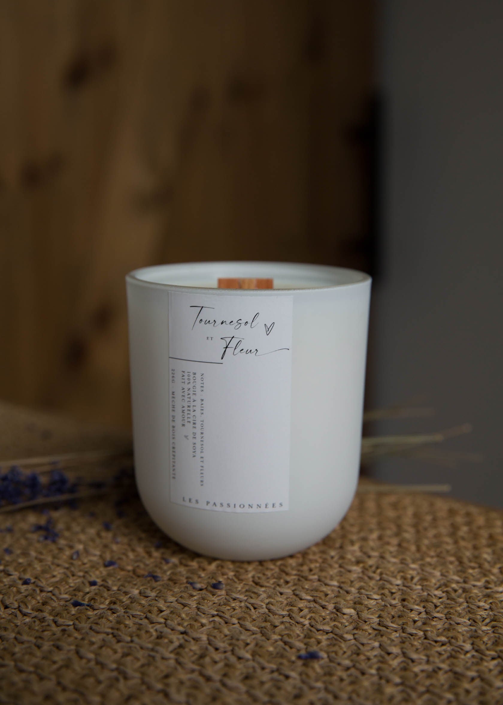 CHANDELLE PARFUMÉE RECHARGEABLE - Tournesol & Fleur – Les Passionnées